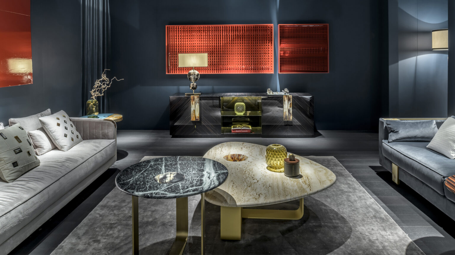 Tables and console tables - Apollo side table in Dalmata marble and ...