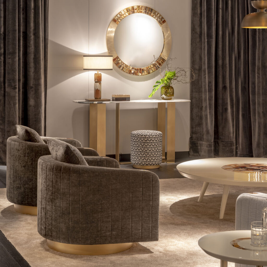 Tables and Console tables - Minerva console table in Dalmata marble and ...