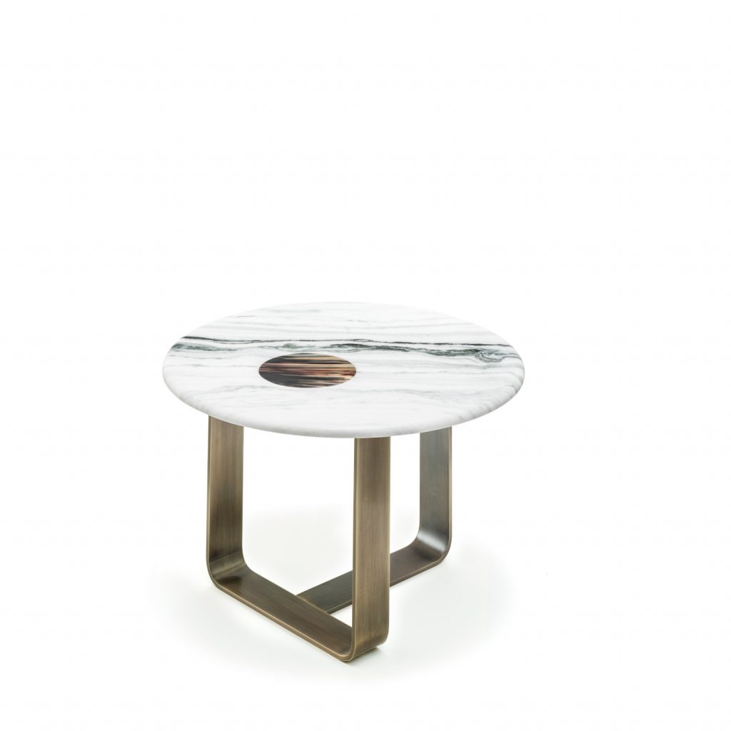 Tables and console tables - Apollo side table in Dalmata marble and ...
