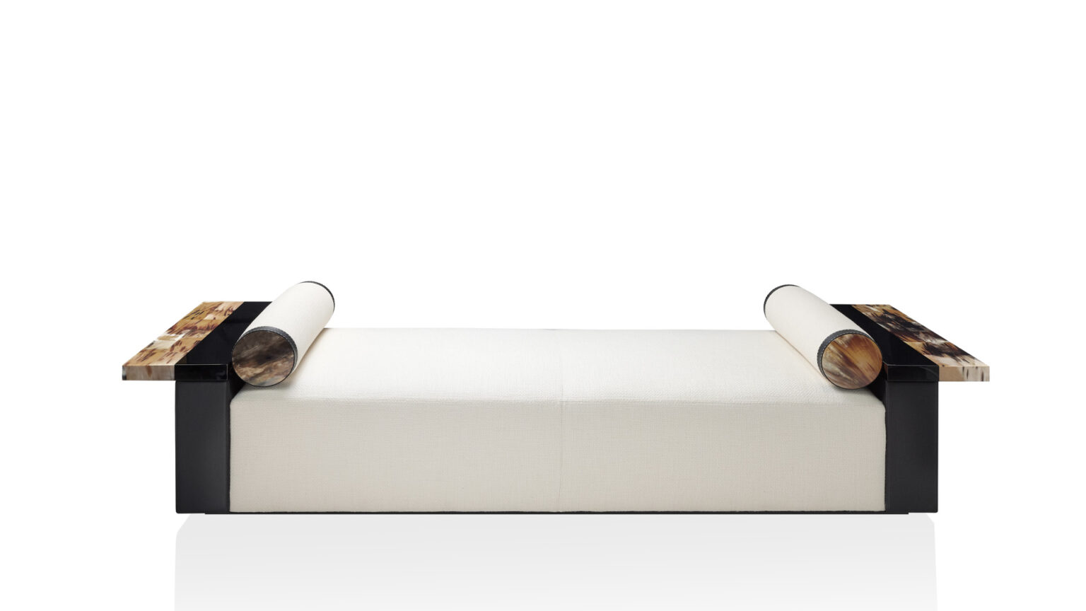 Sofas and seats - Egon chaise longue with horn detail - Arcahorn