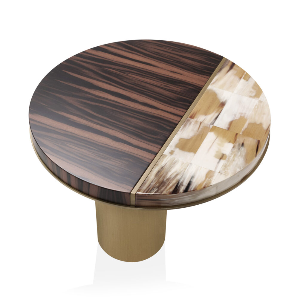Tables and Console Tables - Andria side table in horn and lacquered ...